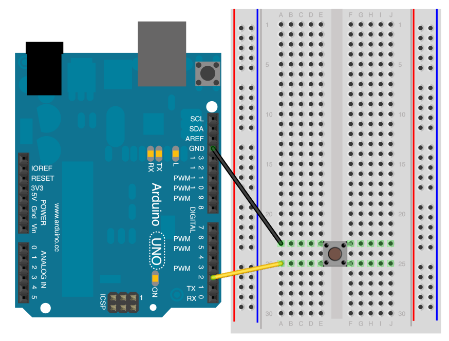 【arduino官方教程】数字处理示例（四）：输入上拉arduino输入上拉模式是什么意思 Csdn博客 