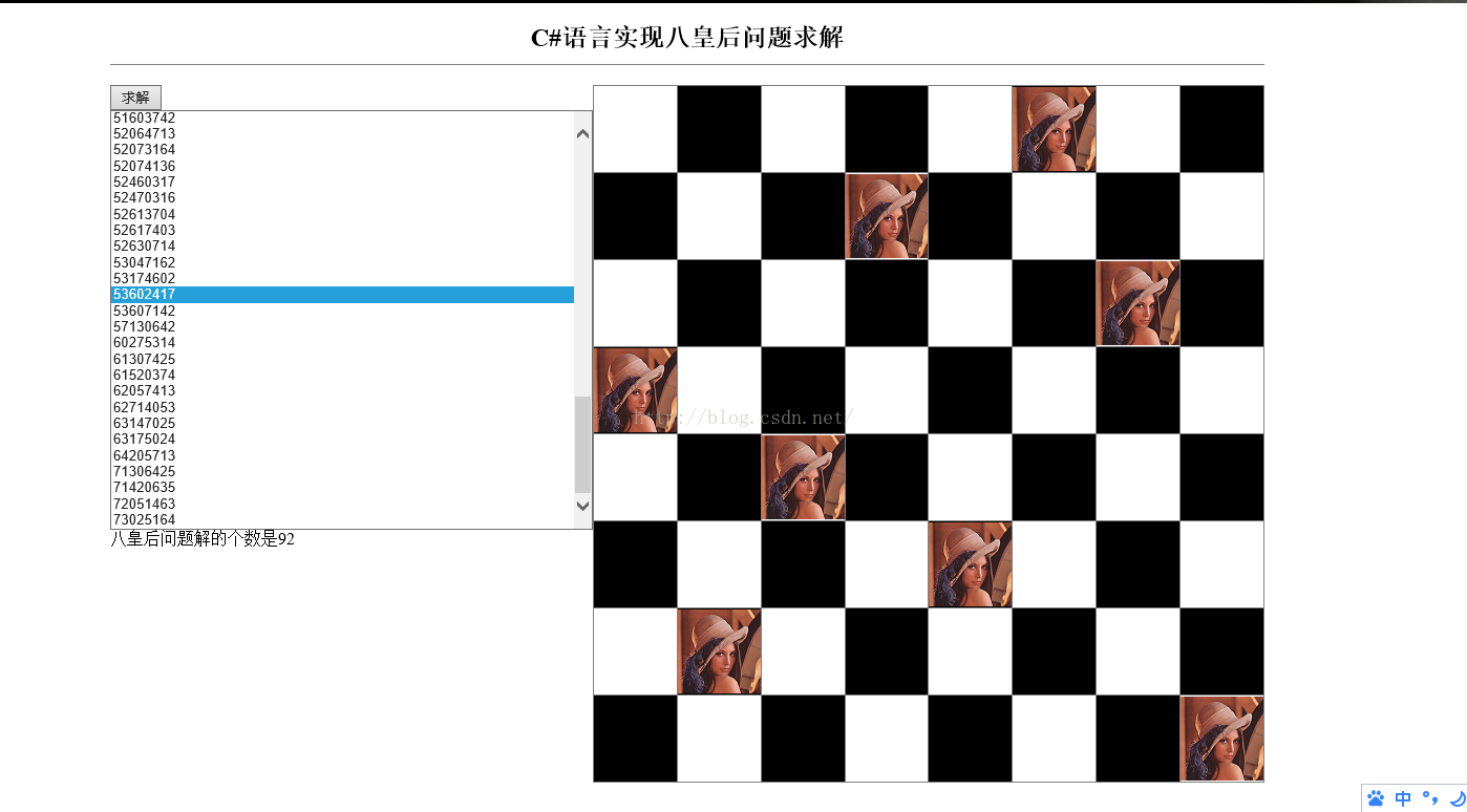 用c语言实现八皇后问题c八皇后 Csdn博客 7579
