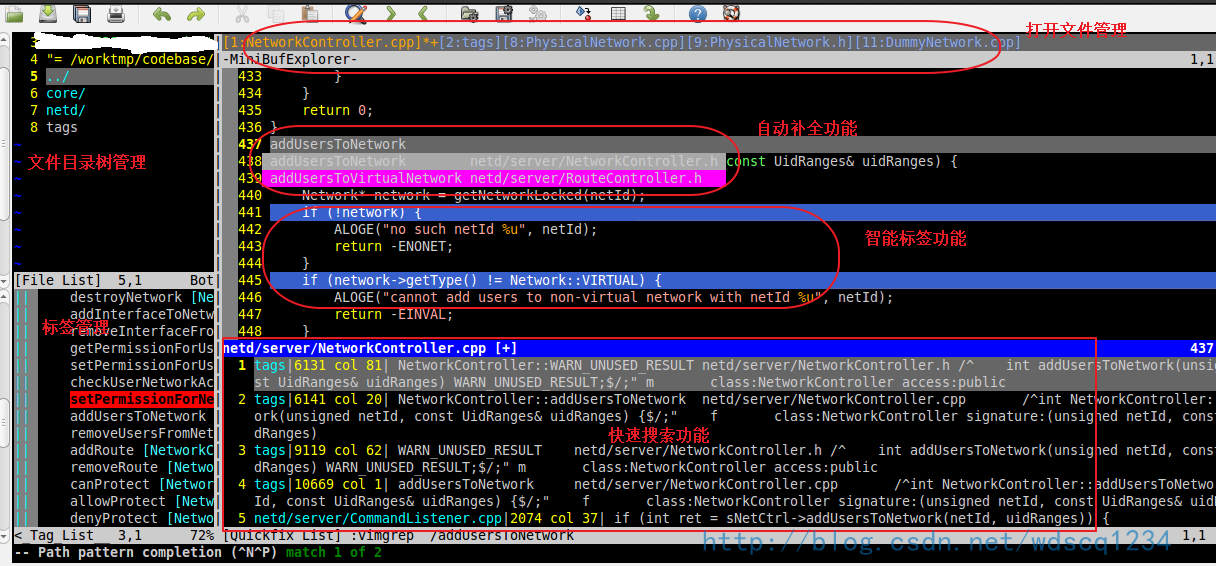 Linux Vim常用命令配置，插件ctags/taglist/WinManager/Easygrep,打造强悍IDE_linux上gvim语法高亮最好的插件-CSDN博客