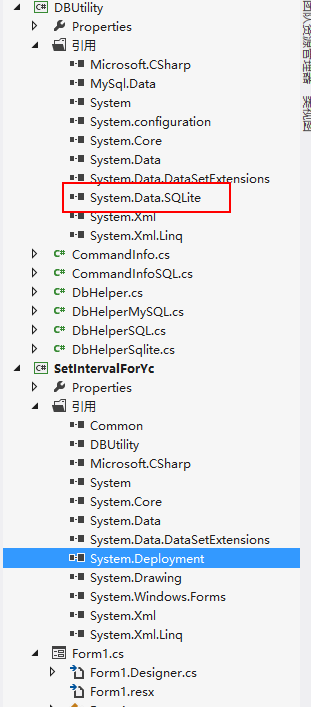 使用sqlite数据库，出现：类型 Systemdatasqlitesqliteparameter”在未被引用的程序集中定义c Sqliteparameter 未在引入的程序集中定义