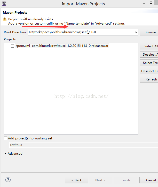 Project Xxx Already Exists Add A Version Or Custom Suffix Using Name Template In Advanced