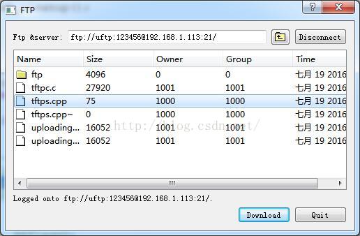 Qt5实现tftp和ftp的方法之五：使用qtftp实现ftp的方法 Qt实现tftp服务器 Csdn博客