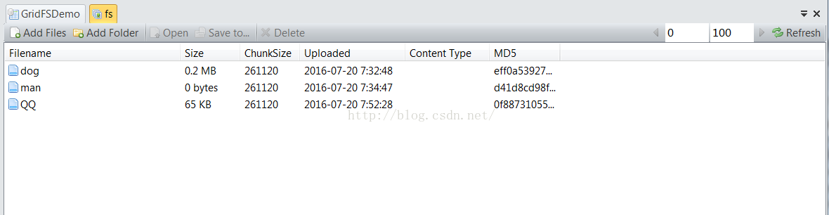使用mongodb 2 2 4驱动版本对 Mongodb3 3数据库中gridfs增删改查 Database Getcollection Gridfs Csdn博客