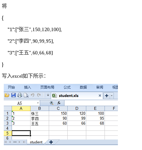 Python中向excel中写入数据python将字典中的键以行写入excel Csdn博客