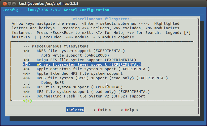 Linux内核编译->ecryptfs模块编译_libecryptfs-CSDN博客