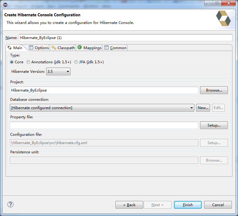 Hibernate学习笔记之在eclipse上手动配置hibernate文件hibernatecfgxml Eclipse Csdn博客 5387