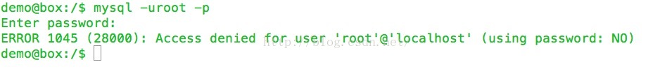 Mysql在linux上出现access Denied For User Rootlocalhost Using Password No解决方案linux Mysql中 