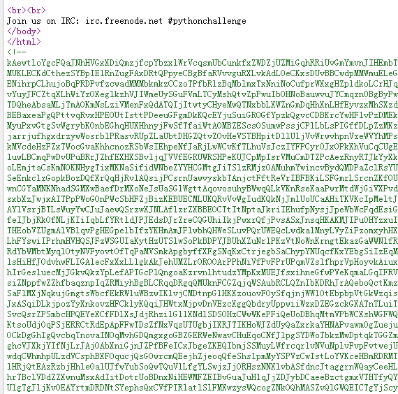 Python Challenge通关代码及攻略（0 8）python Challenge Equality Csdn博客 