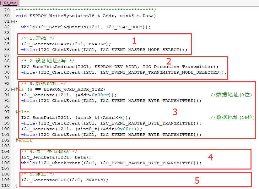Stm32f10xhardware I2c Read And Write Eeprom Standard Peripheral Library Version Programmer 