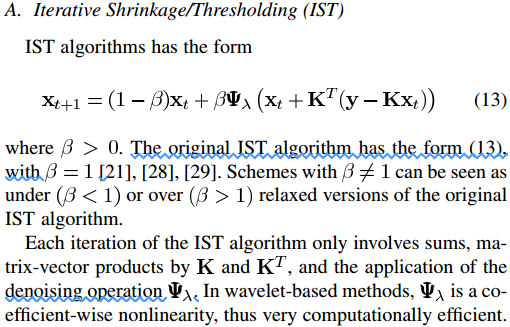 Two Step Iterative Shrinkagethresholding Twist Of Ist Improved Algorithm Programmer Sought 0437