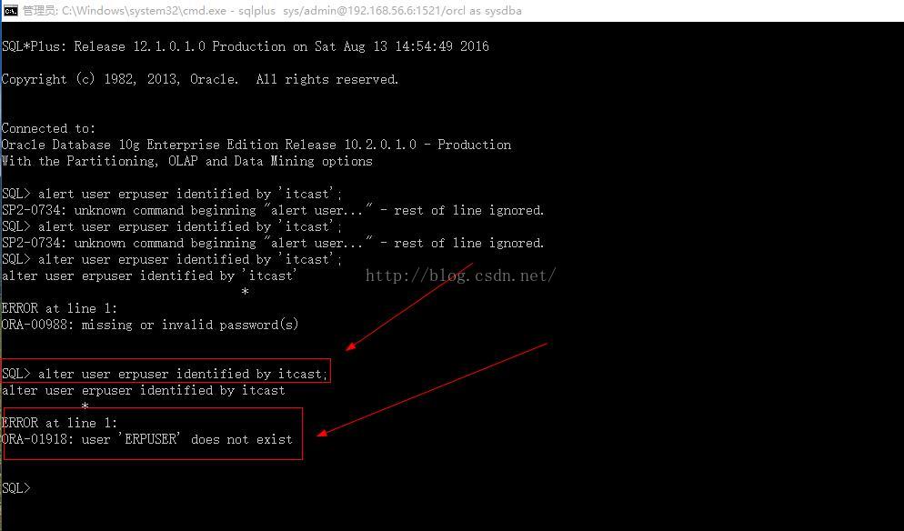 Ora 01017 Invalid Usernamepasswordlogon Denied 密码丢失解决方案）password Logon Denied Csdn博客 