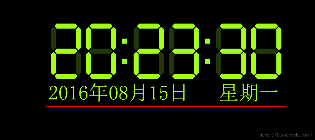 Js实现电子时钟效果 Csdn博客