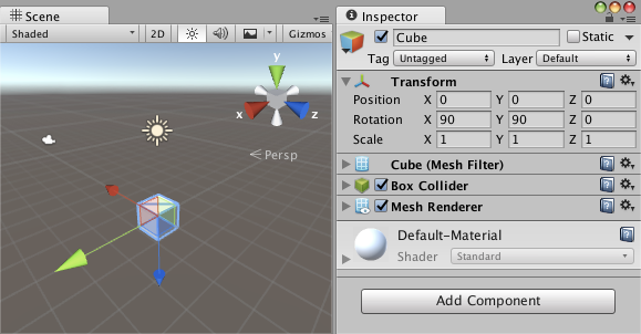Unity旋转与四元数 Csdn博客