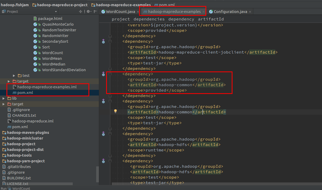 最简单的调试学习hadoop Examples的方法hadoop的example文件位置 Csdn博客