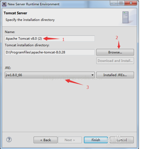 Eclipse配置tomcat8 Csdn博客 