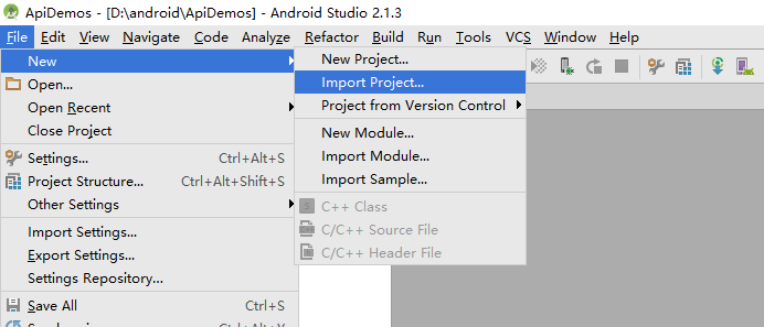 安卓开发入门篇（一）：Android Studio导入ApiDemos_android apidemos-CSDN博客