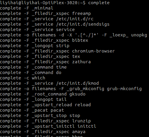 Shell脚本参数自动补全 补全shell Csdn博客
