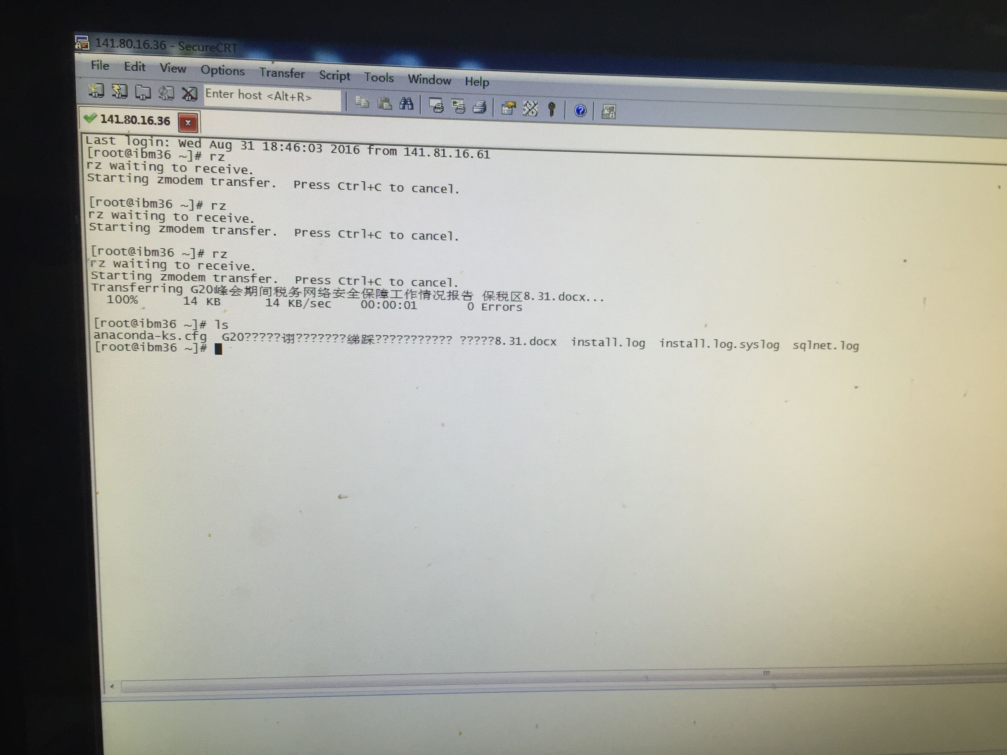 SecureCRT 在linux和windows之间的文件传输_securecrt麒麟版本-CSDN博客