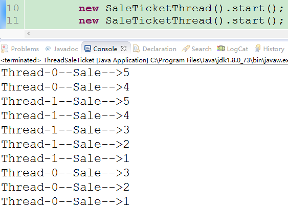 Java线程—经典的例子：售票继承thread卖出同一张票 Csdn博客 