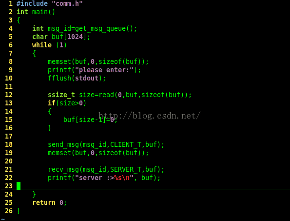 Linux消息队列的使用：实现server和client相互发送消息linux编写程序实现通过消息队列进行进程间通信clientc和serverc用于消息的发送 Csdn博客