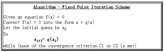 不动点迭代（Fixed Point Iteration）-CSDN博客