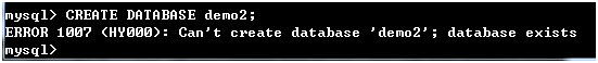 Mysql数据库的创建与删除mysql创建数据库demo2的代码 Csdn博客