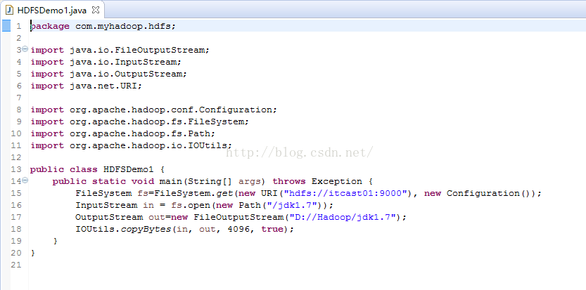 学习hadoop第八课（利用java接口来操作hadoop）java开发怎么结合hadoop Csdn博客 