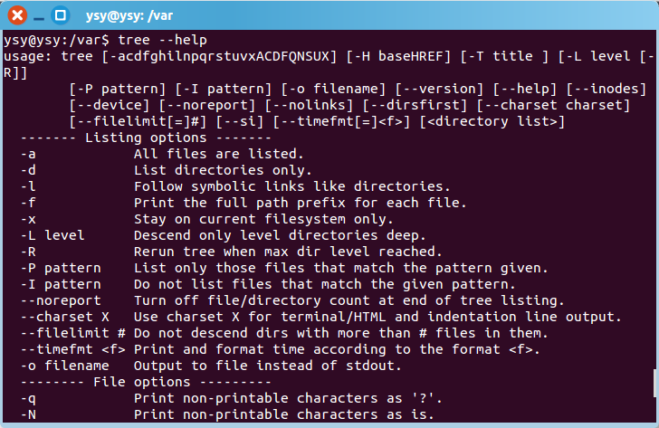 Linux Tree命令以树形结构显示文件目录结构linux目录树状结构命令 Csdn博客