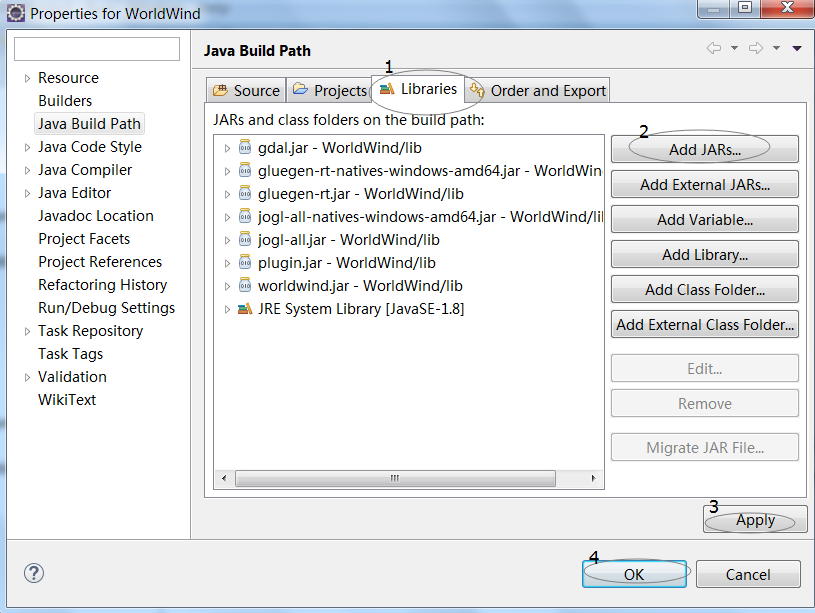 World Wind Java SDK 2.0嵌入到Eclipse中的方法-CSDN博客