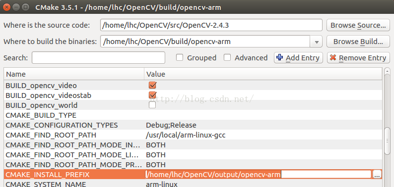 Ubuntu16 04交叉编译opencv并移植 Opencv交叉编译 Csdn博客