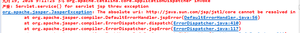 【错误解决】[Maven]使用Maven配置Jstl出现异常：The absolute uri: http://java.sun.com ...