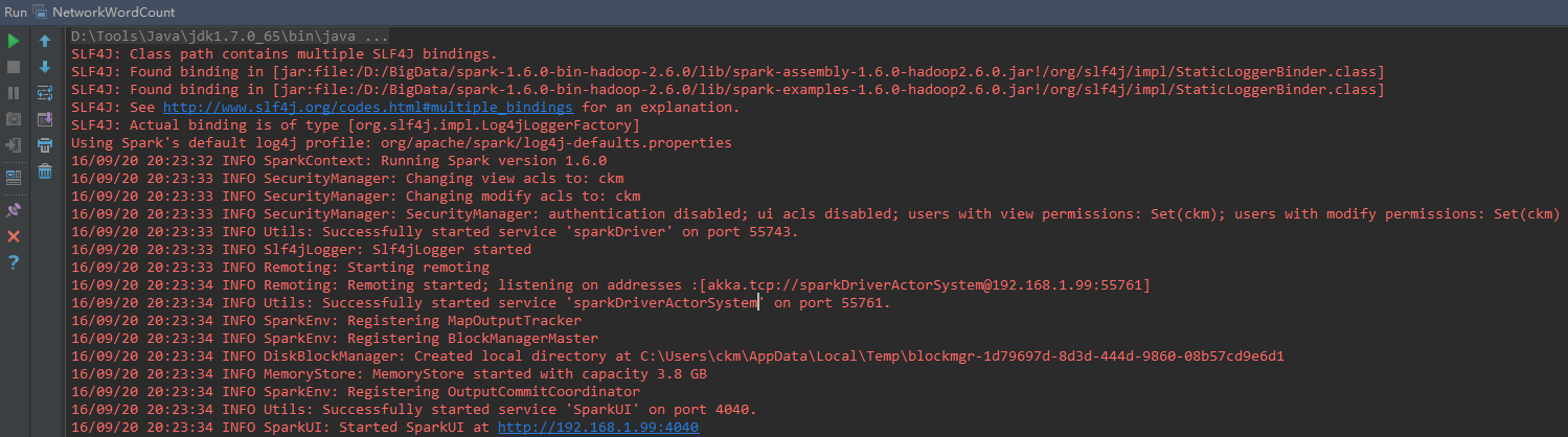 Intellij Idea在local模式下spark程序消除日志中info输出spark Info不输出 Csdn博客