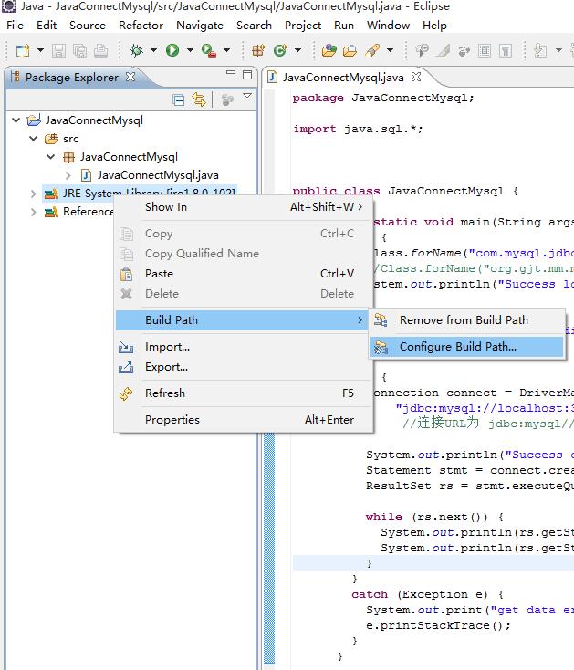【Java】eclipse连接MySQL数据库_eclipse-java-indigo-sr1-win32-x8664.zip-CSDN博客