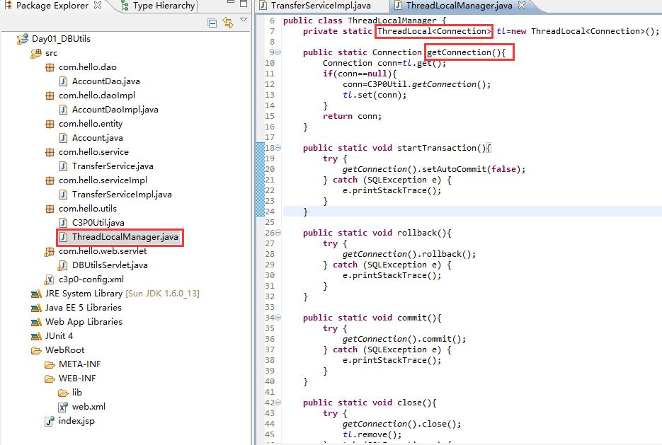 【javaweb 11】dbutils、queryrunner的queryupdatebatch、resultsethandler的9个处理器、threadlocal管理conn进行事务