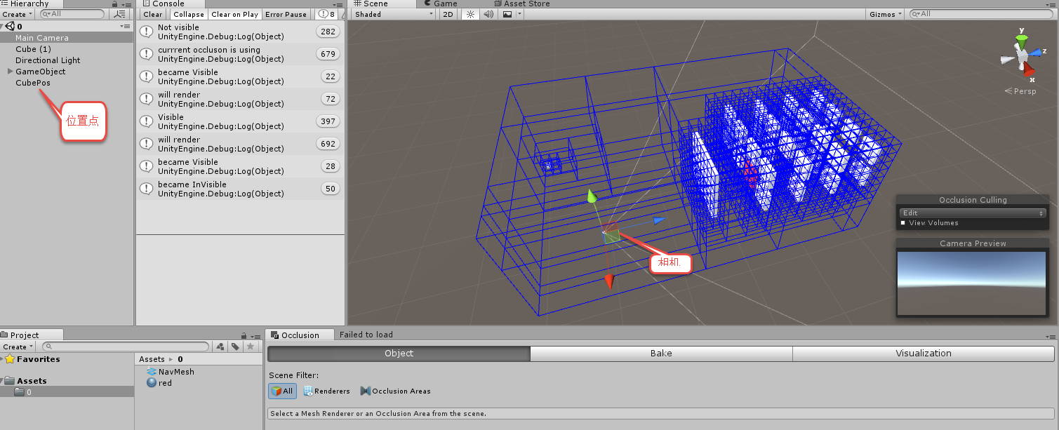 Unity Occlusion Culling 遮挡剔除研究 Unity Frustum Culling Csdn博客