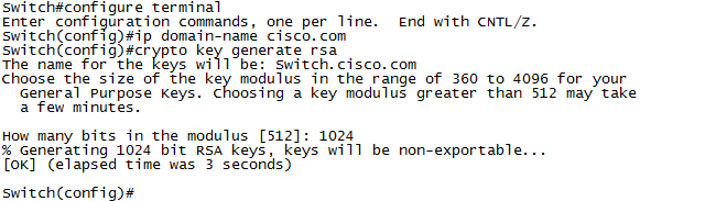 【交换篇】05. 远程 SSH 访问 C3750-E CISCO 交换机_c3560交换机修改ssh端口-CSDN博客