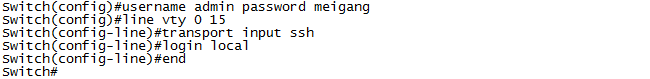 【交换篇】05. 远程 SSH 访问 C3750-E CISCO 交换机_c3560交换机修改ssh端口-CSDN博客