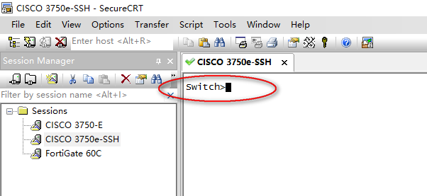 【交换篇】05. 远程 SSH 访问 C3750-E CISCO 交换机_c3560交换机修改ssh端口-CSDN博客