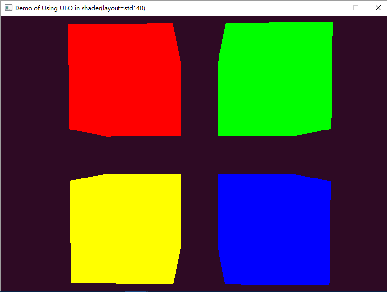 Opengl学习 Uniform Blocksubo在着色器中的使用opengl Ubo内存对齐 Csdn博客