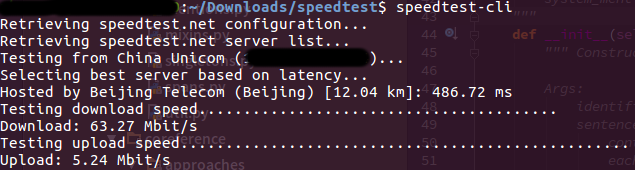 Ubuntu命令行测网速 Csdn博客 