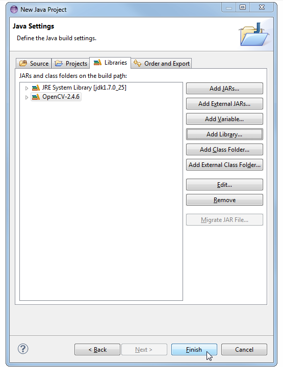 基于java的opencv环境搭建（windows平台上ecplise）java运行opencv可以生成exe吗 Csdn博客