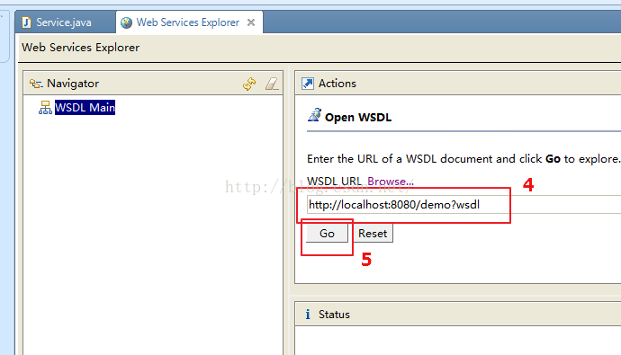 Java学习笔记之webservice（二） Wsdl文档及用myeclipse测试webservicemyeclips 测试webservice Csdn博客 