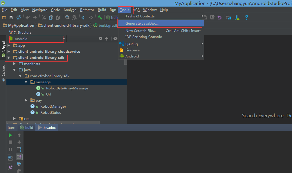 利用androidstudio生成javadoc以及基本编码规范_android studio doc 指定编码-CSDN博客