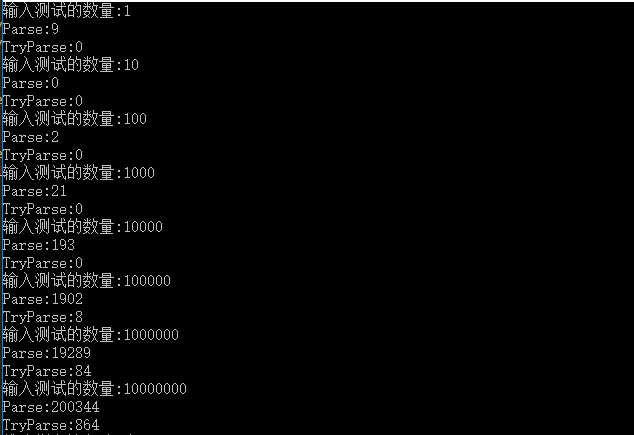 C 中parse 和tryparse的效率问题c Enumtryparse 问题 Csdn博客