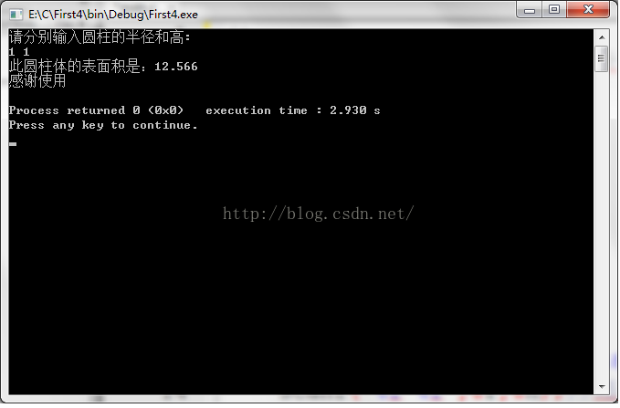 第八周练习 求圆柱体表面积python以下程序的功能是：计算圆柱体体积 Csdn博客 
