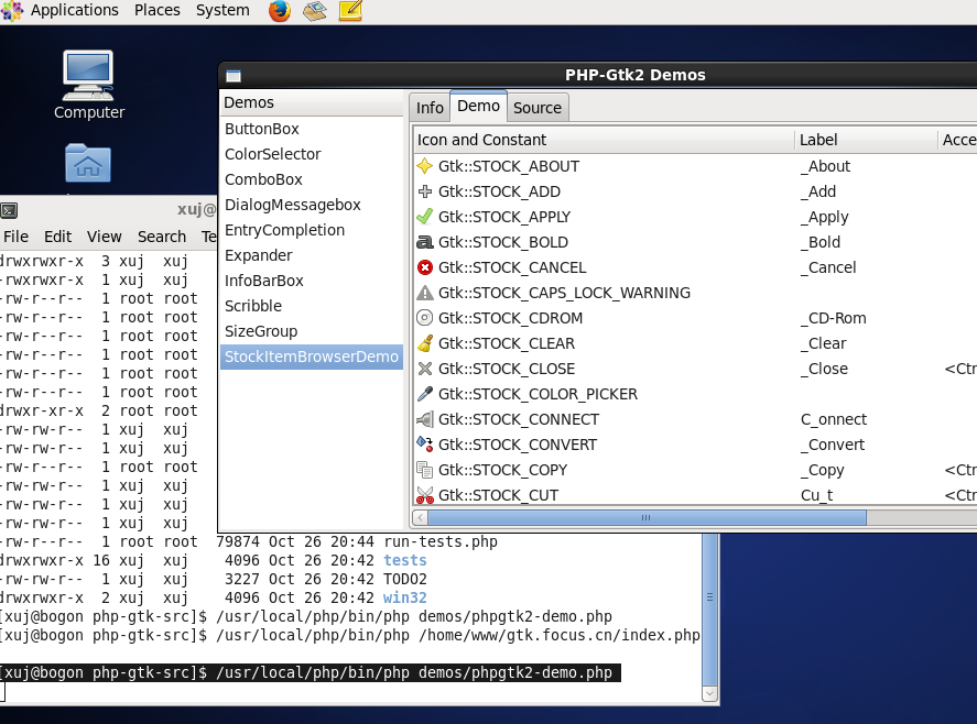 linux环境下的PHP使用GTK扩展开发GUI图形界面_liunx 可视化php-CSDN博客