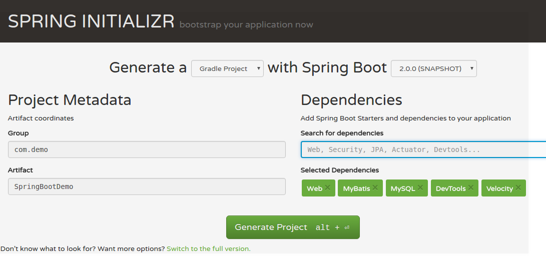 《gradle教程系列》四使用gradle搭建springboot项目gradle 指定springboot启动类 Csdn博客