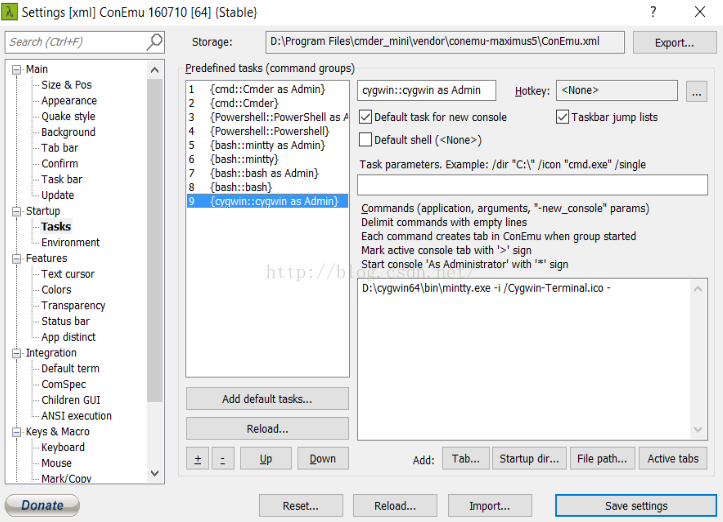 Windows Command Line Cmder Cygwin 7 Taskbar Tweaker 【debug】cmder Cygwin Csdn博客 