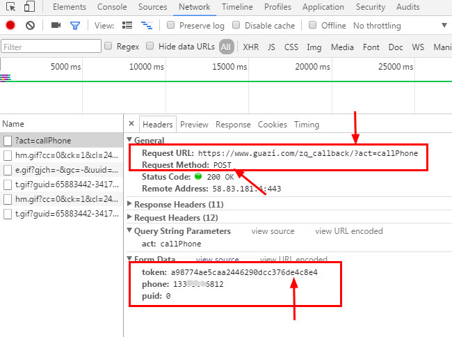 Python模拟post提交表单数据 ——某二手车网站回拨电话的分析与利用post拨打电话实现 Csdn博客
