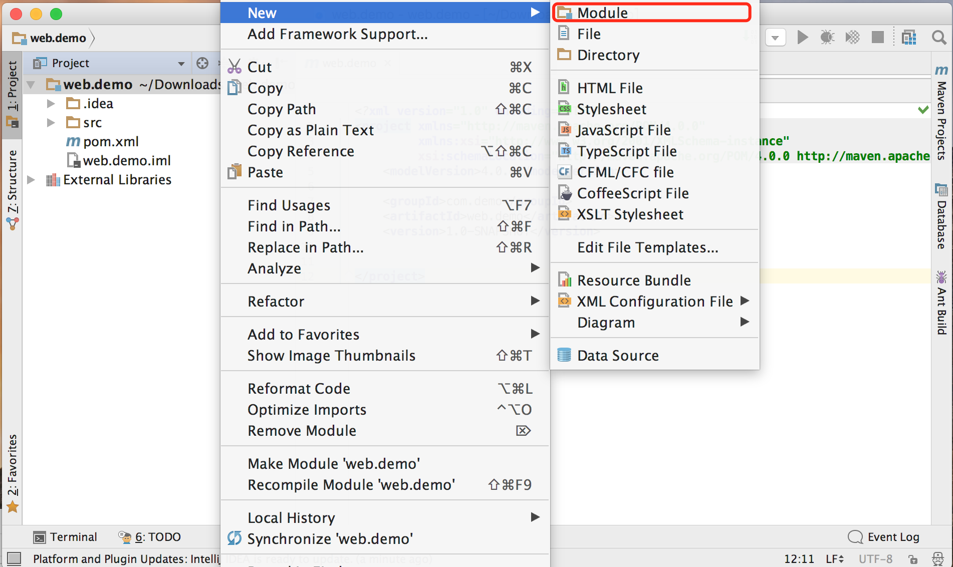 Intellij利用maven创建多module的java Web项目一个web项目下面可以有多个module嘛 Csdn博客
